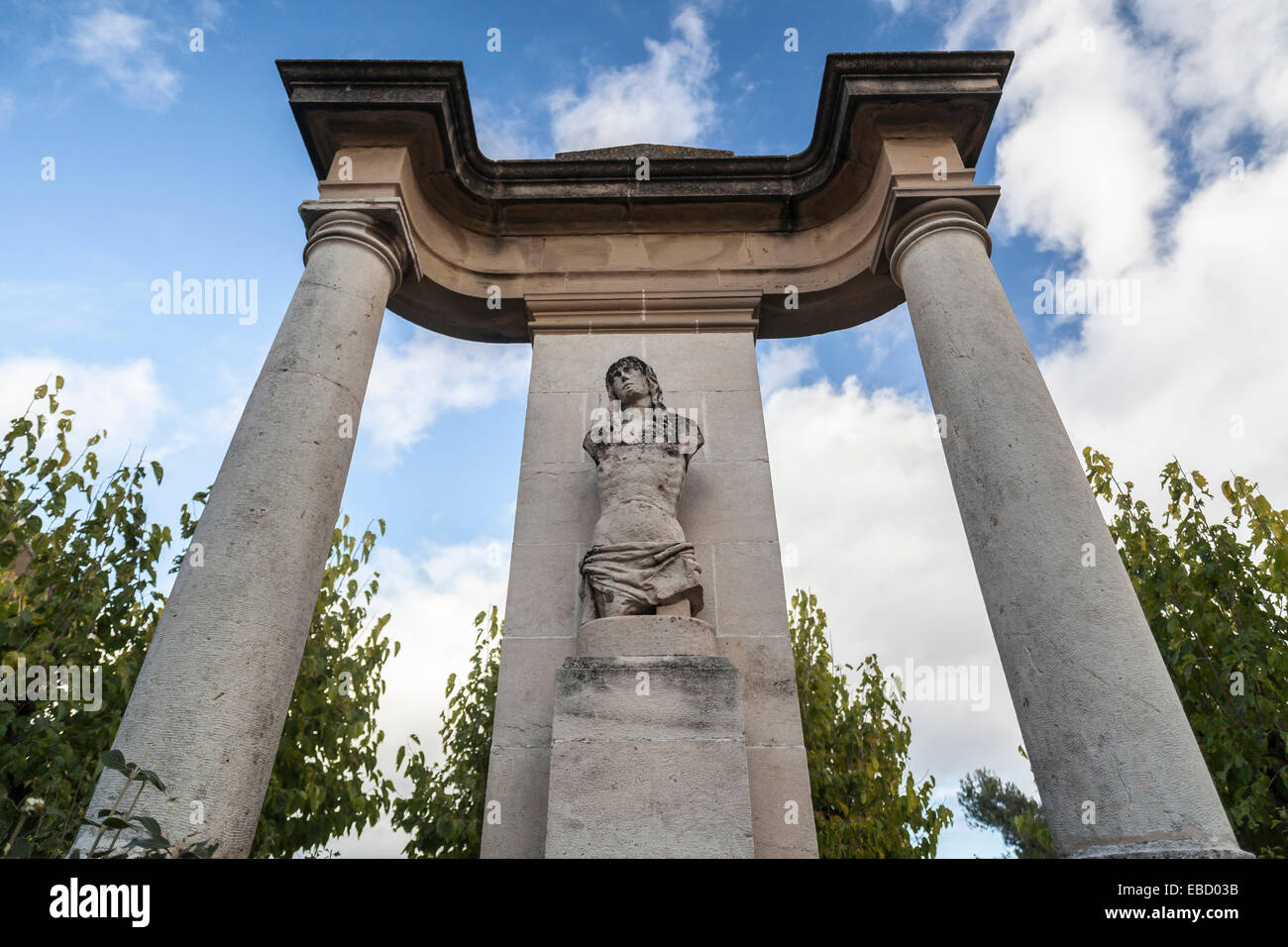 Moià,Catalonia,Spain.Sculpture San Sebastian Stock Photo - Alamy