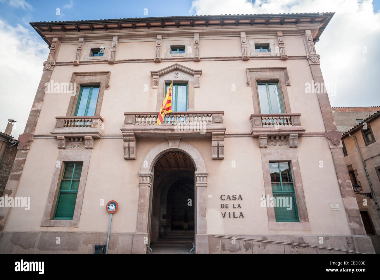 Moià,Catalonia,Spain.Casa de la Vila, town hall Stock Photo - Alamy