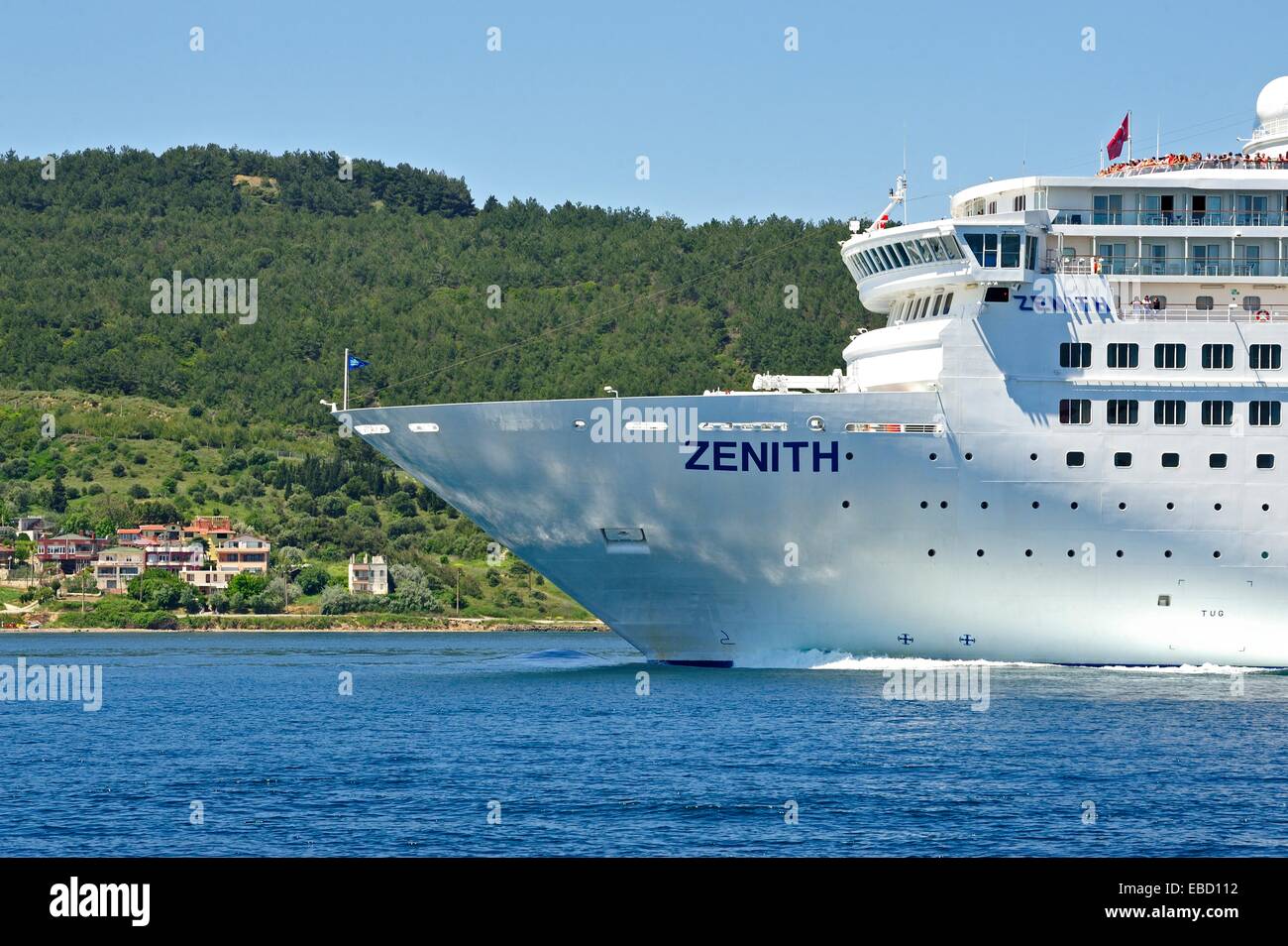 Cruise Ship Zenith In The Dardanelles High Resolution Stock Photography ...