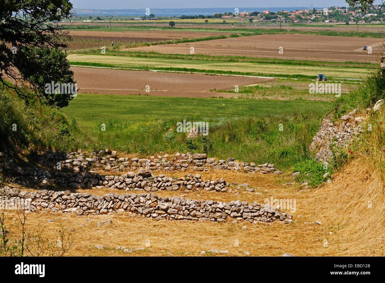 Early Troy I 3000 to 2600 BC fortification Troy Historic Site Biga ...