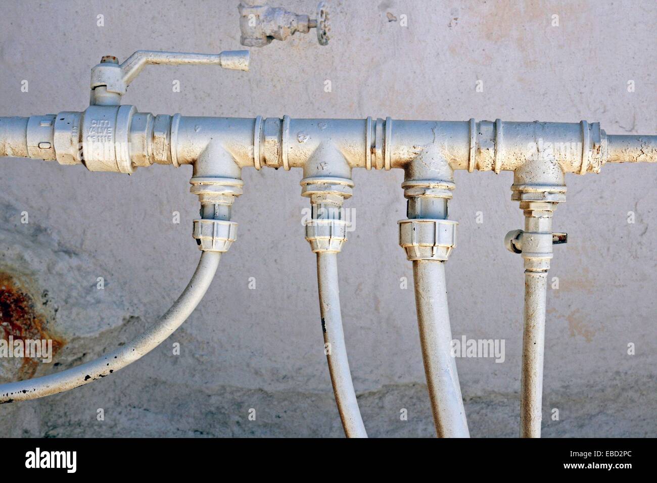 water line, Mykonos, Greece Stock Photo - Alamy