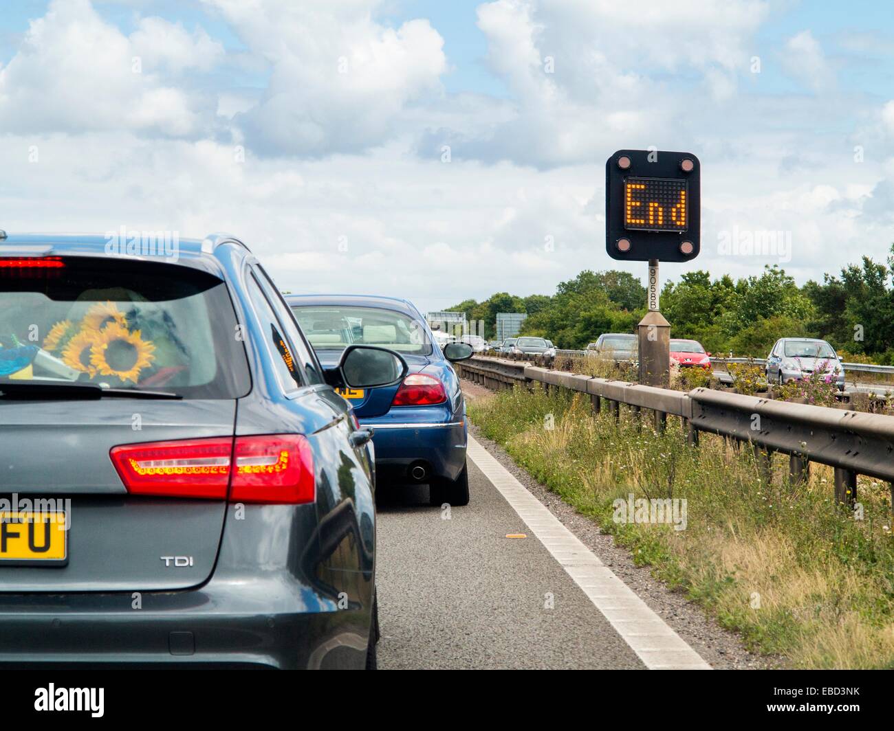 Lit Motorway Sign High Resolution Stock Photography and Images - Alamy