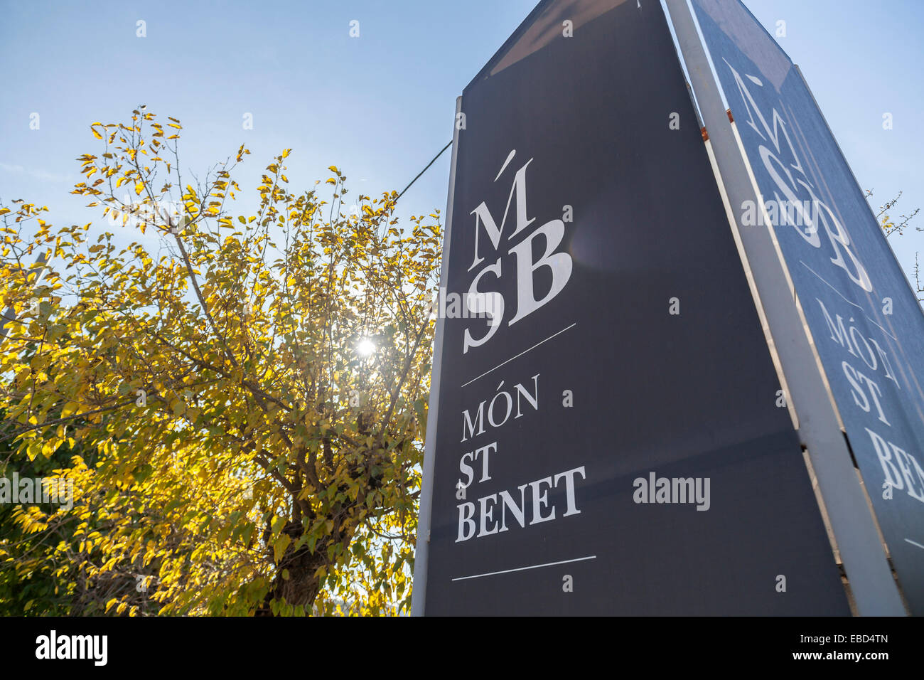 Sant Fruitos del Bages,Catalonia.Mon Sant Benet Stock Photo - Alamy