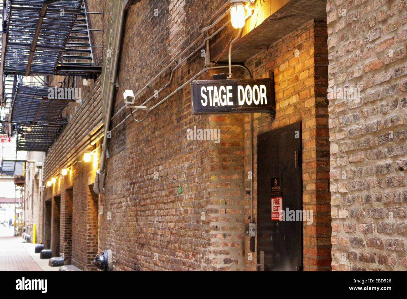 Alley behind the Oriental Theatre, Chicago. Known as "Death Alley" from ...