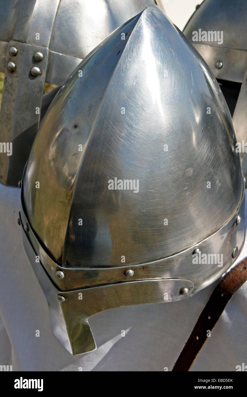 Medieval helmets hi-res stock photography and images - Alamy