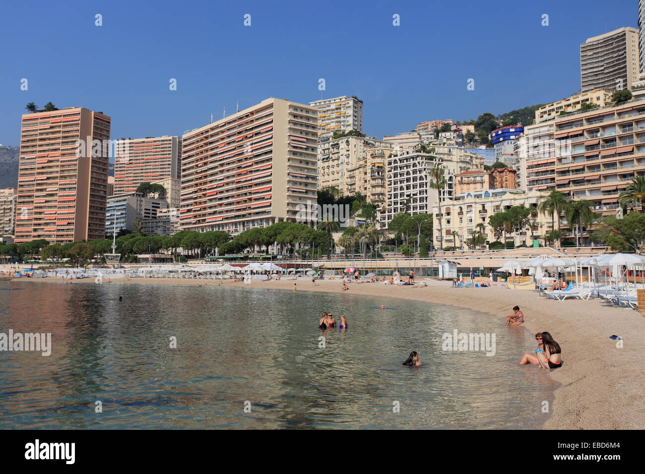 Larvotto beach monte carlo monaco hi-res stock photography and images ...