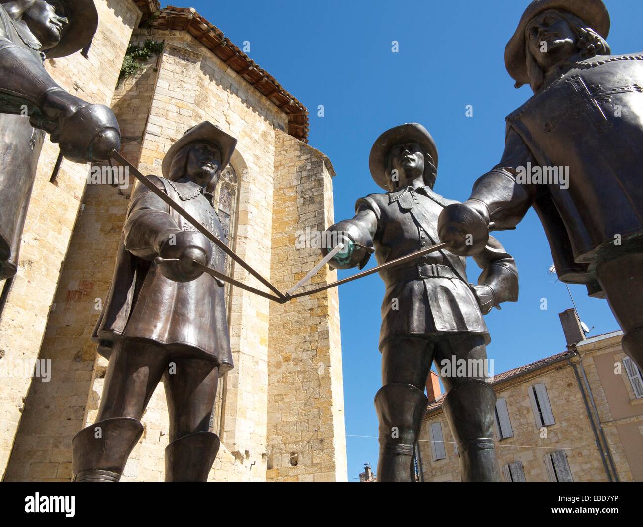 Statue Dartagnan Three Musketeers Dartagnan High Resolution Stock ...