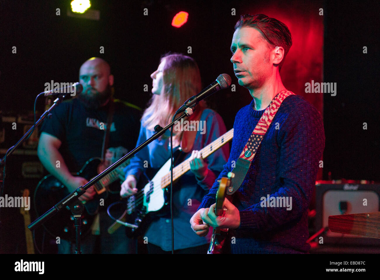 John MOuse performing in Clwb Ifor Bach, Cardiff Stock Photo - Alamy