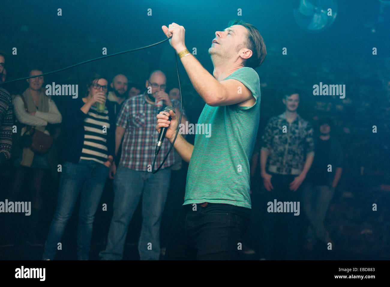 John MOuse performing in Clwb Ifor Bach, Cardiff Stock Photo - Alamy