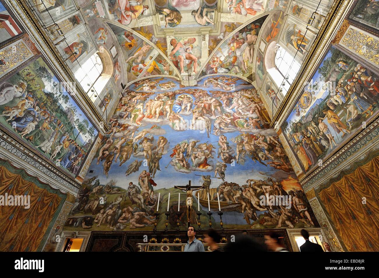 Last Judgement Michelangelo Sistine Chapel High Resolution Stock Photography and Images - Alamy