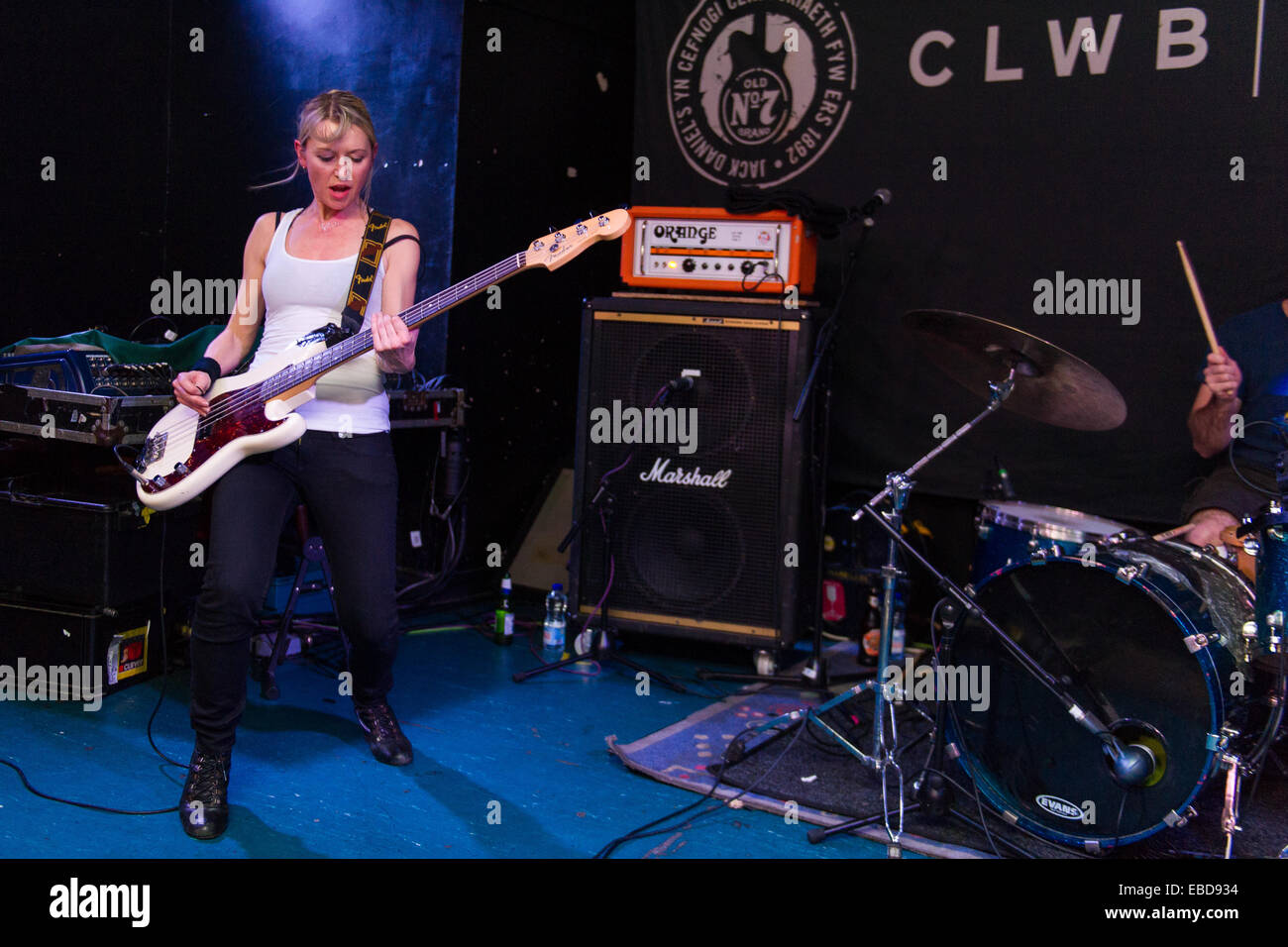 mclusky perform a reunion gig at Clwb Ifor Bach in Cardiff as part of a ...
