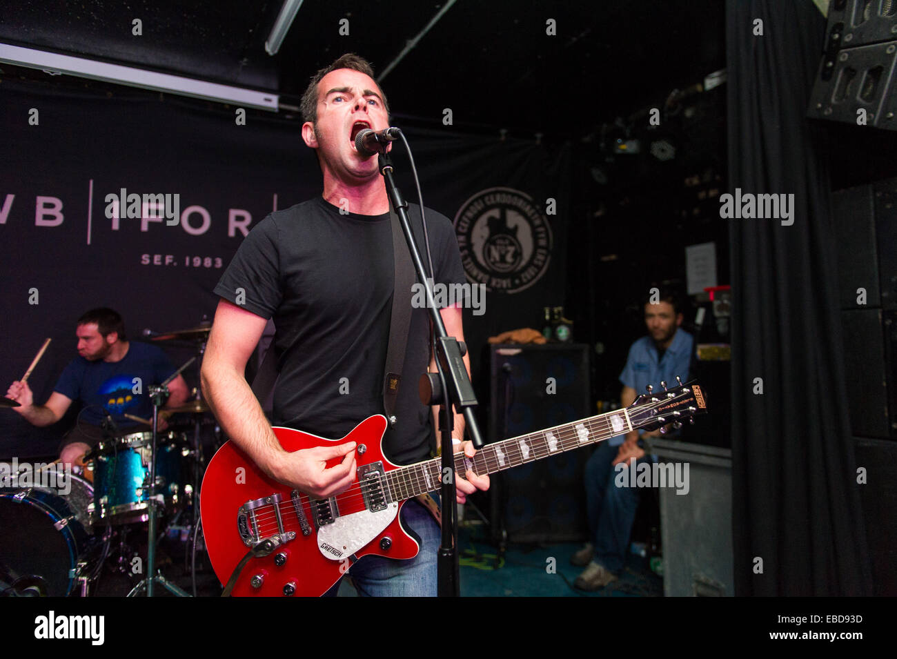 mclusky perform a reunion gig at Clwb Ifor Bach in Cardiff as part of a ...