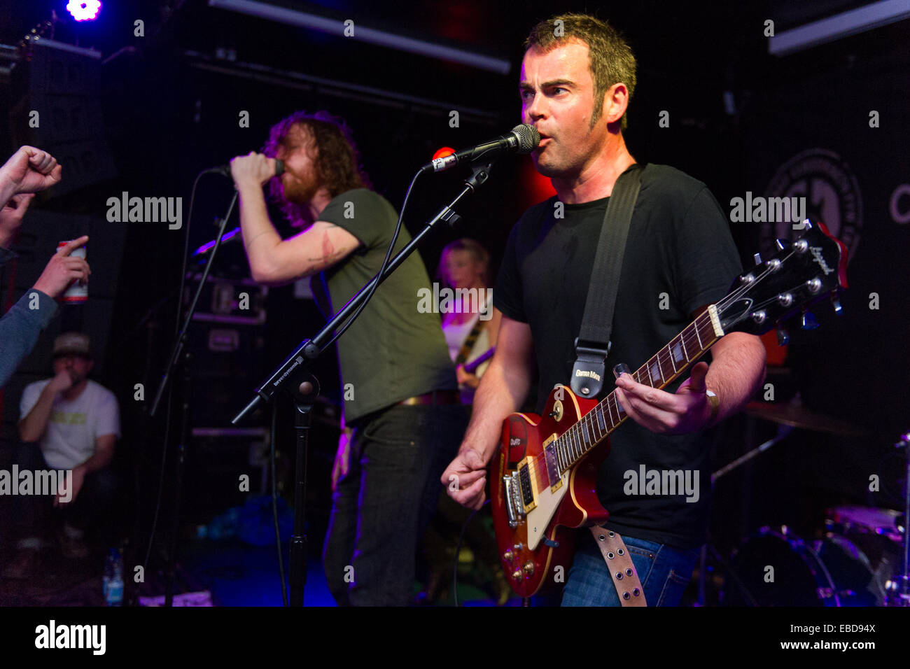 mclusky perform a reunion gig at Clwb Ifor Bach in Cardiff as part of a ...