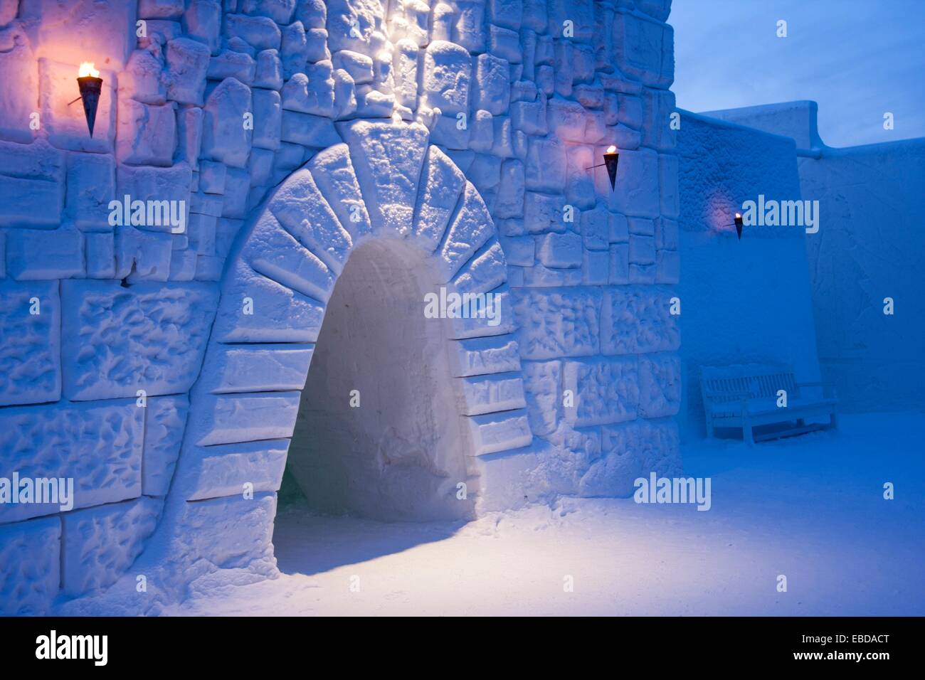 Lumilinna snow castle in 2010 hi-res stock photography and images - Alamy
