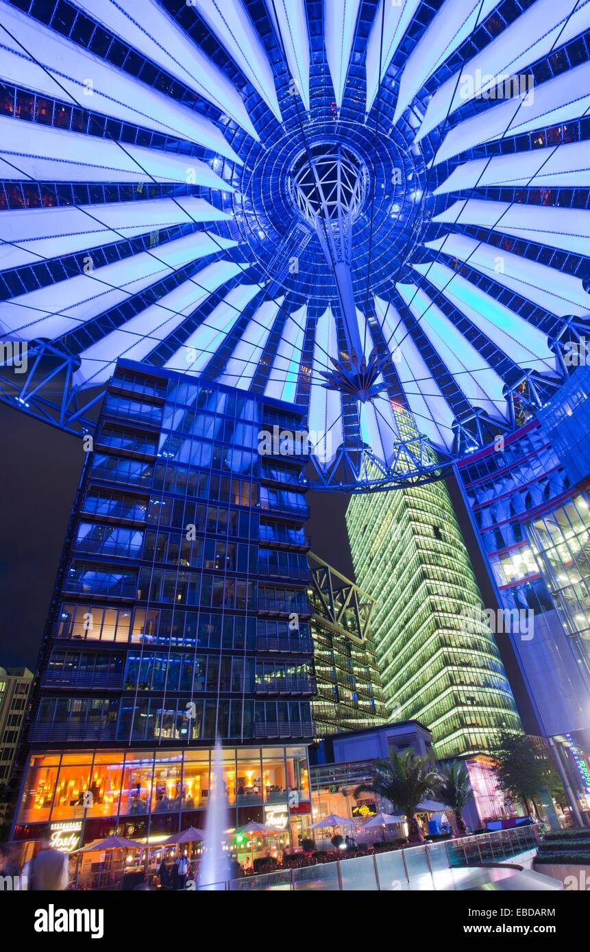 Sony Center, Potsdamer Platz, Berlin, Germany, Europe Stock Photo - Alamy