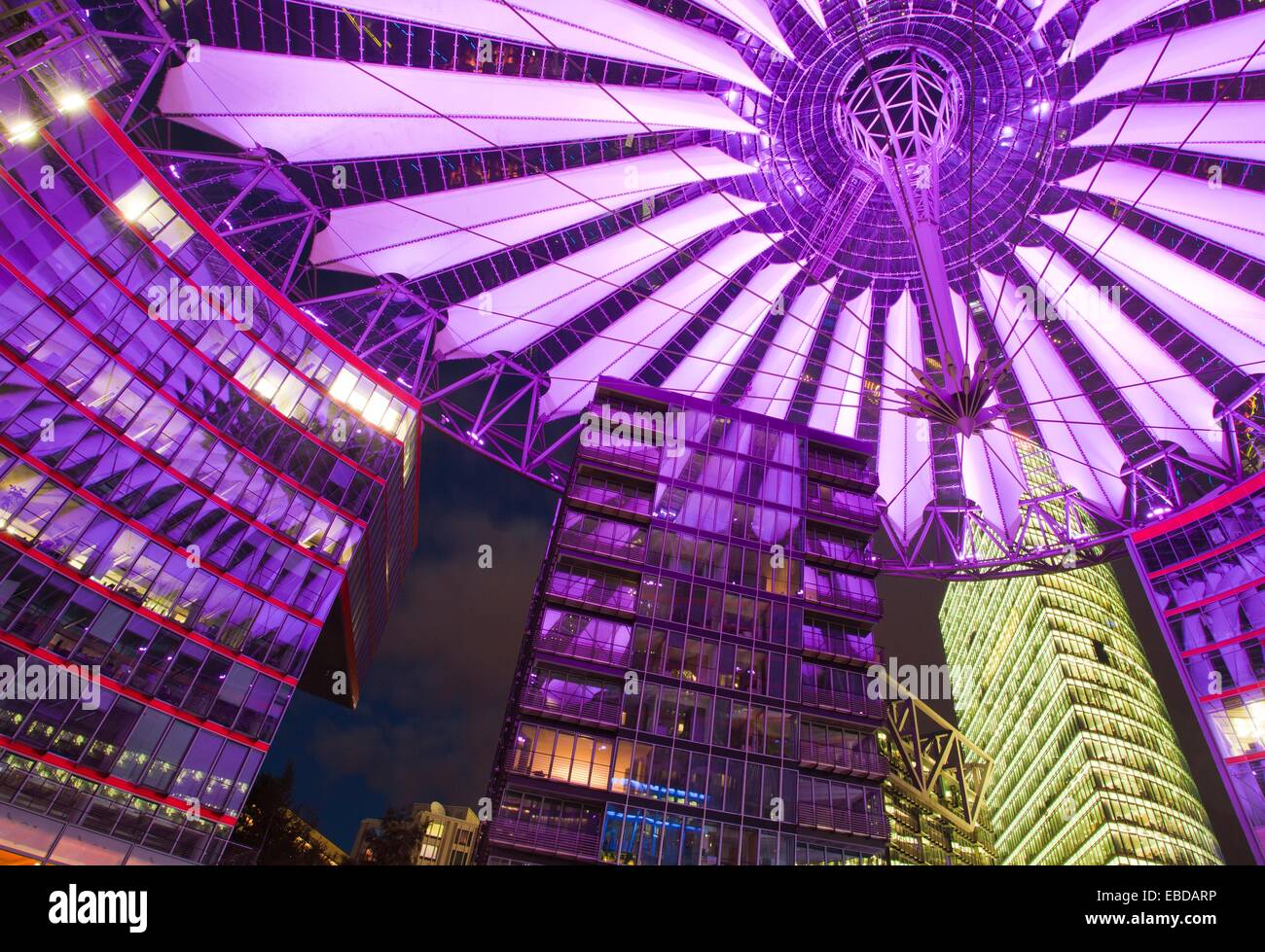 Fountain sony center berlin hi-res stock photography and images - Alamy
