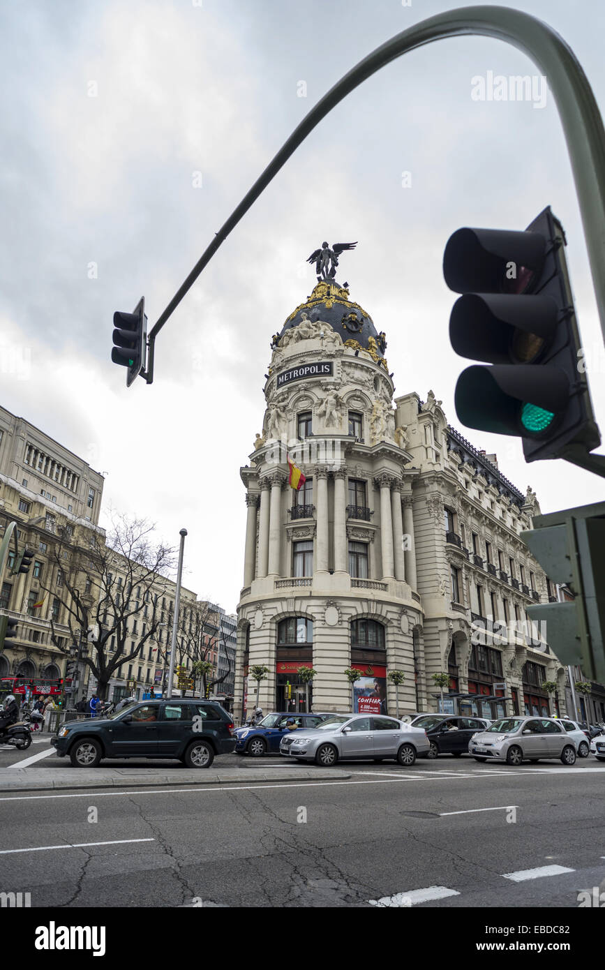 Santander building madrid hi-res stock photography and images - Alamy