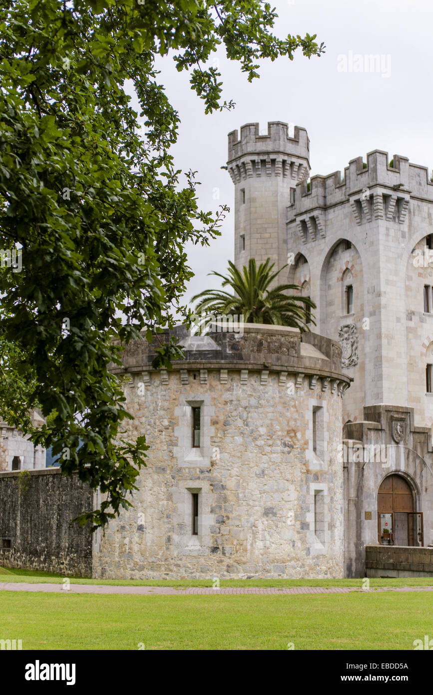 Arteaga Palace at Urdaibai Biosphere reserve, Biscay, Basque Country ...