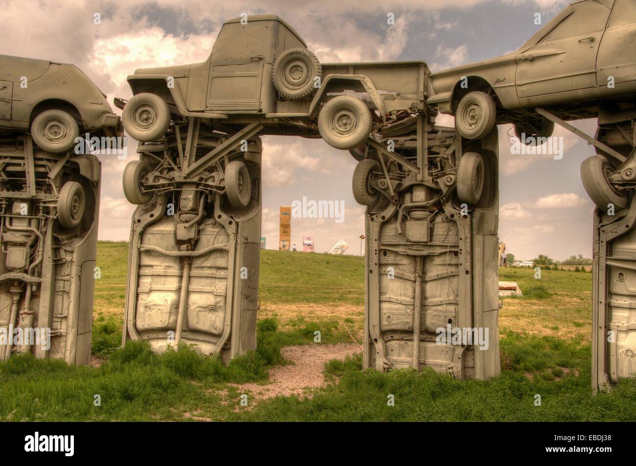 Carhenge monument hi-res stock photography and images - Alamy
