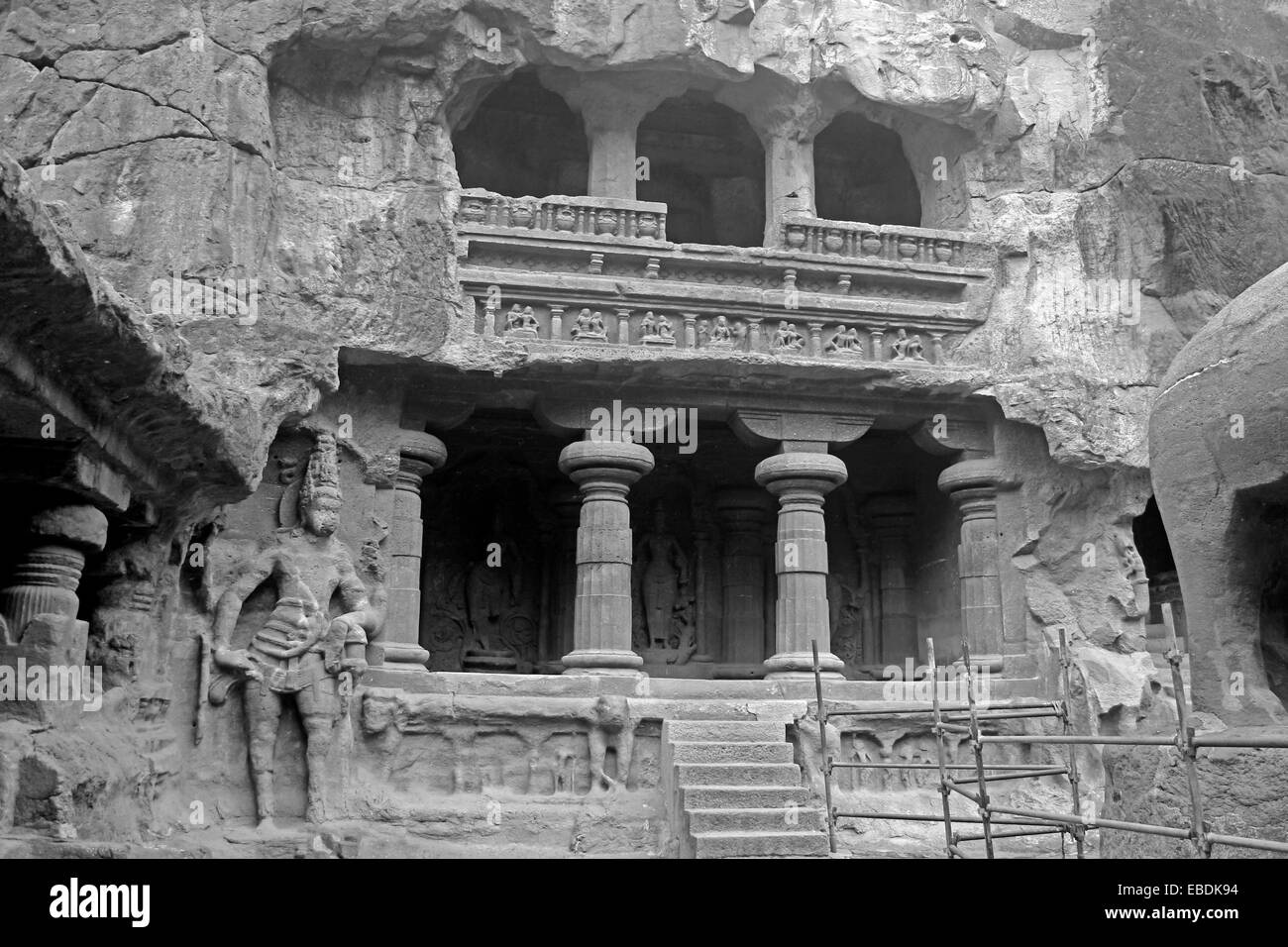 Hinduism shrine Black and White Stock Photos & Images - Alamy