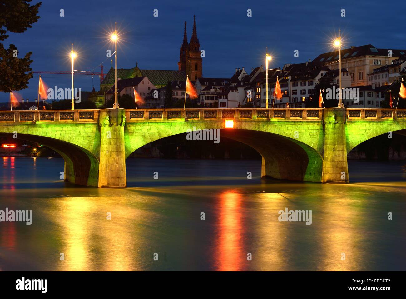 Middle Bridge, Basel, Switzerland Stock Photo - Alamy