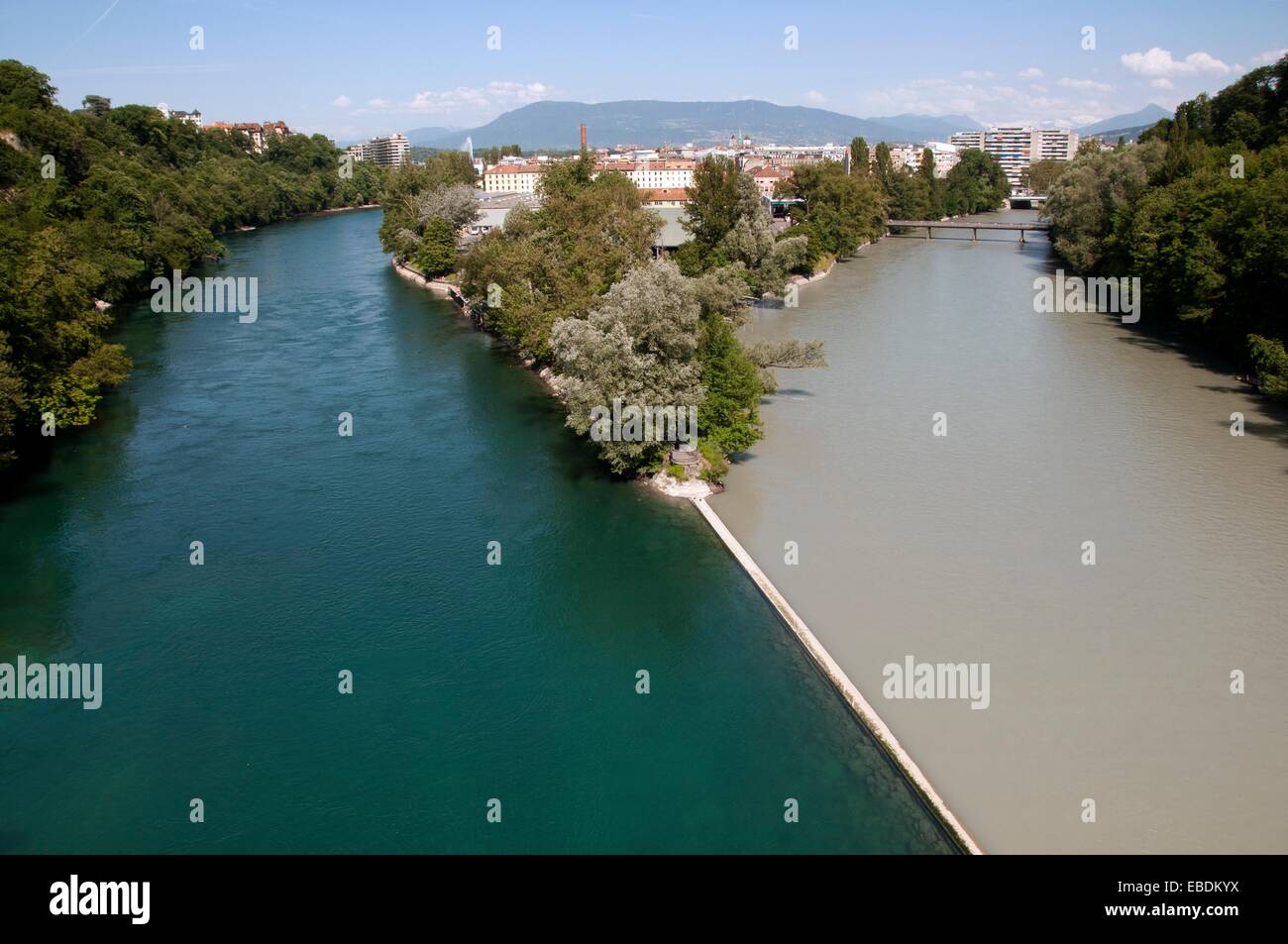 Tributary of the river rhone hi-res stock photography and images - Alamy