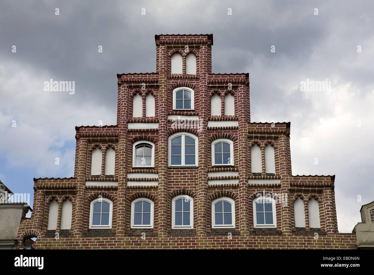 Old Gable in Lueneburg; Lower Saxony, Germany Stock Photo - Alamy