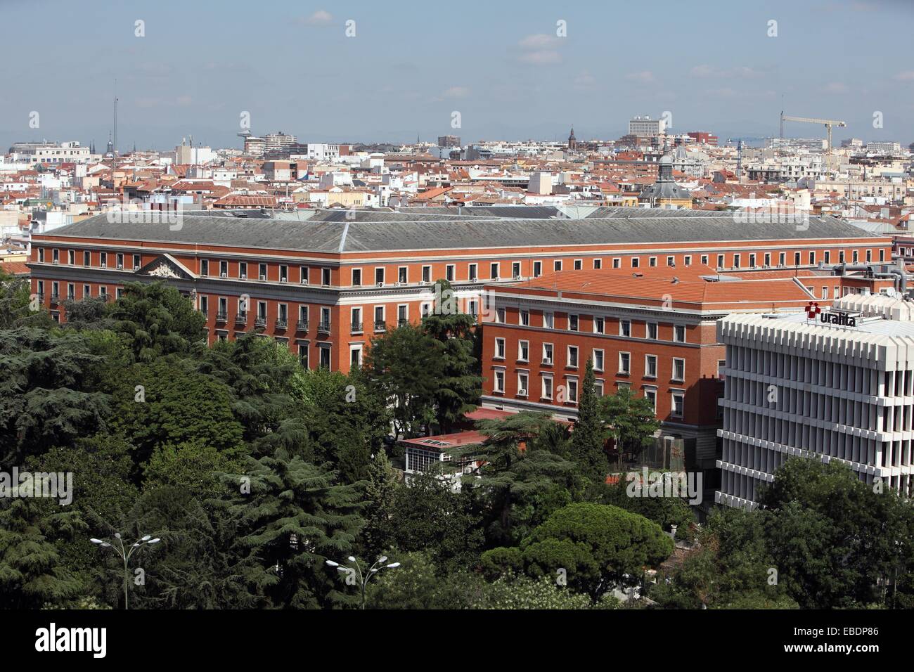 Main post office building madrid hi-res stock photography and images ...
