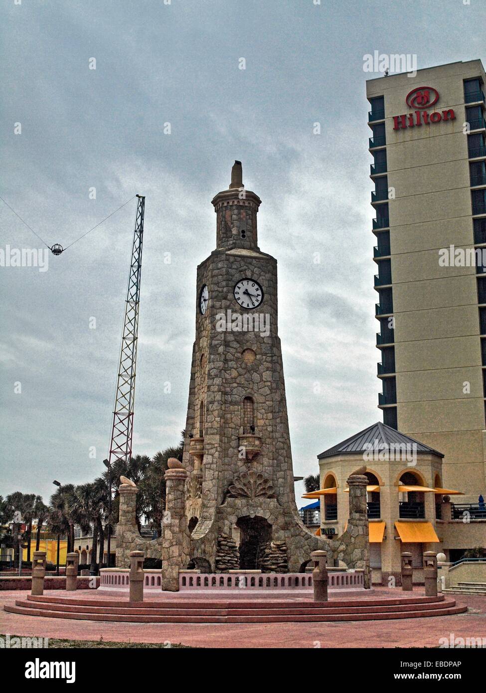 Clock tower beach daytona beach florida hi-res stock photography and ...