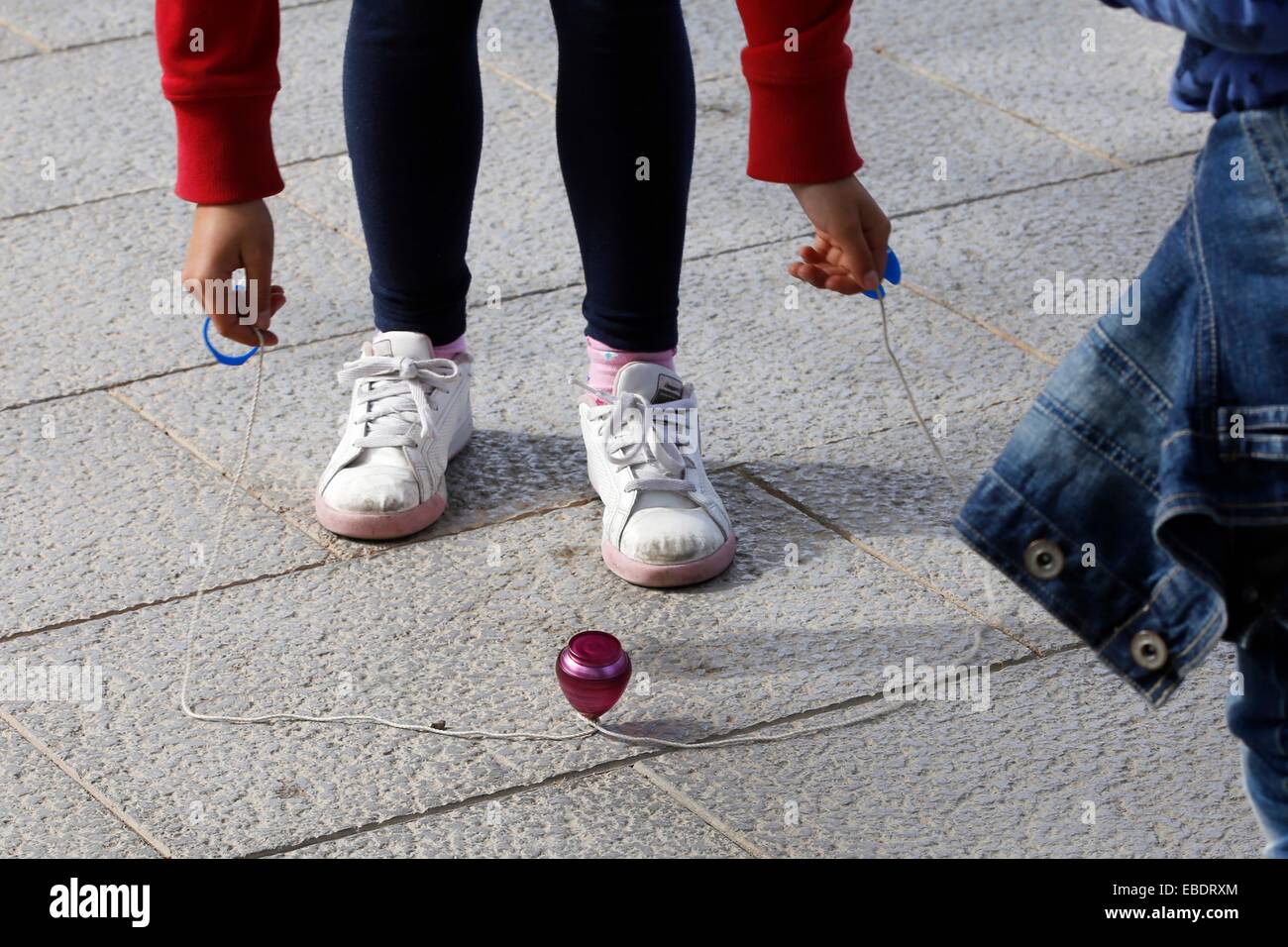 Spinning top dancing hi-res stock photography and images - Alamy
