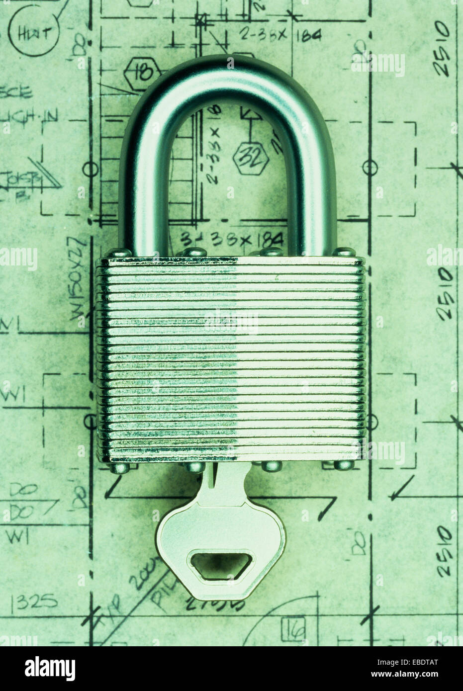 Key in padlock hi-res stock photography and images - Alamy