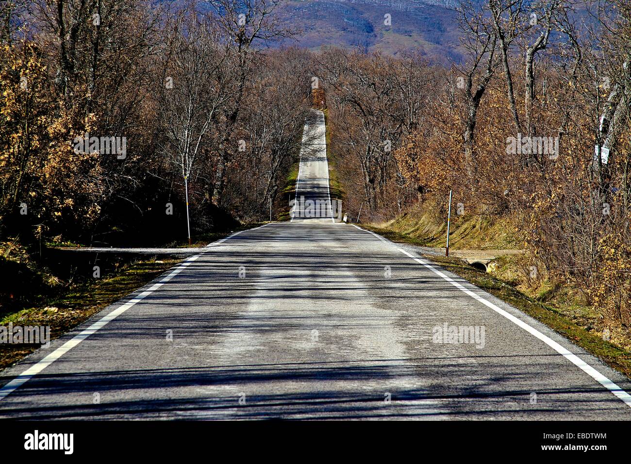 Road to Rascafria, Madrid Province, Spain Stock Photo - Alamy