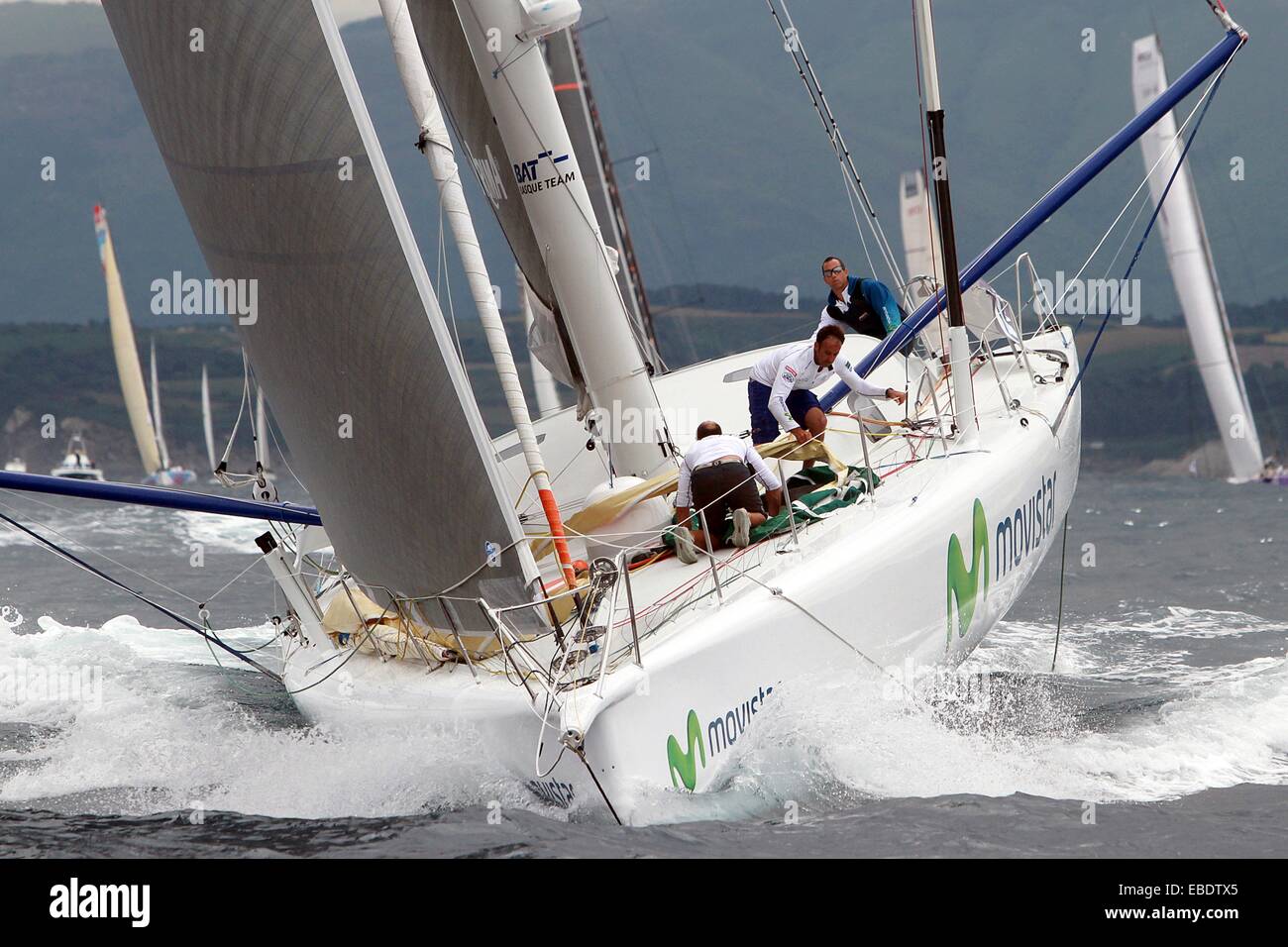 Racing imoca 60 hi-res stock photography and images - Alamy