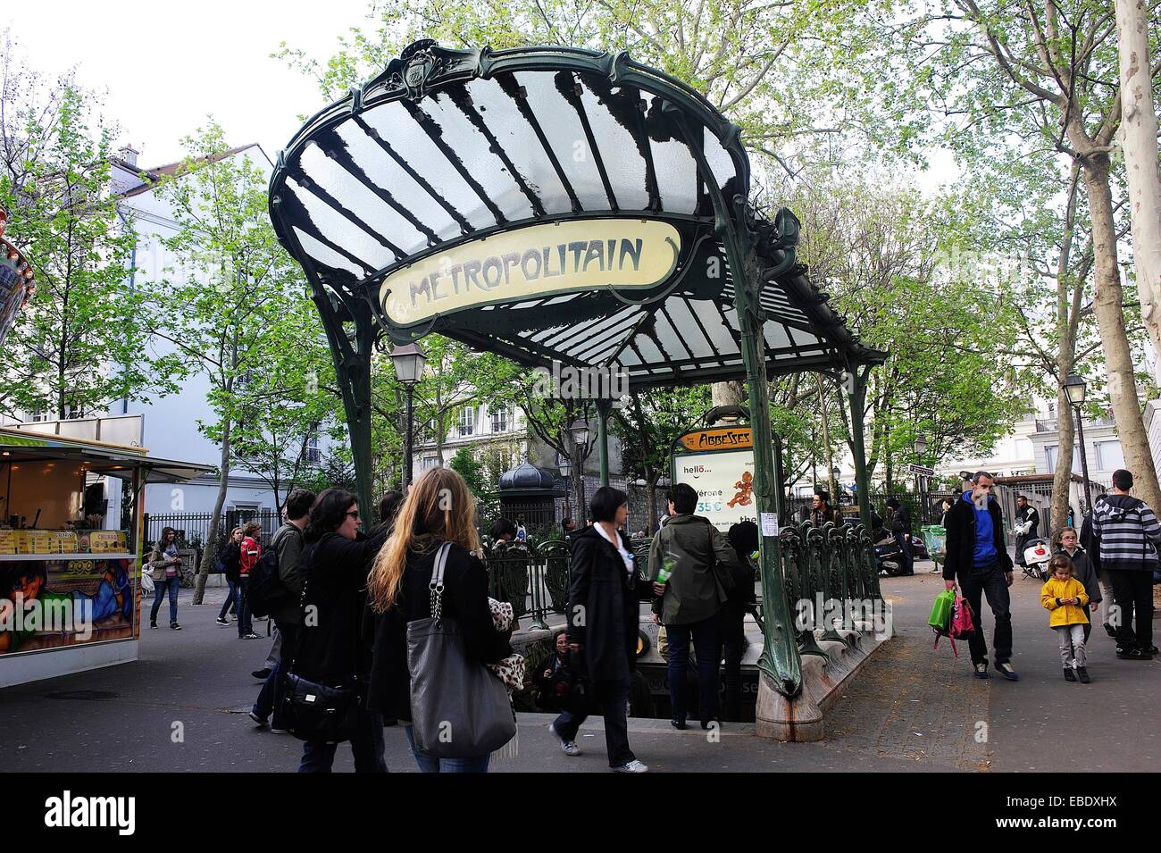 Entrance to the subway. Paris, France Stock Photo - Alamy