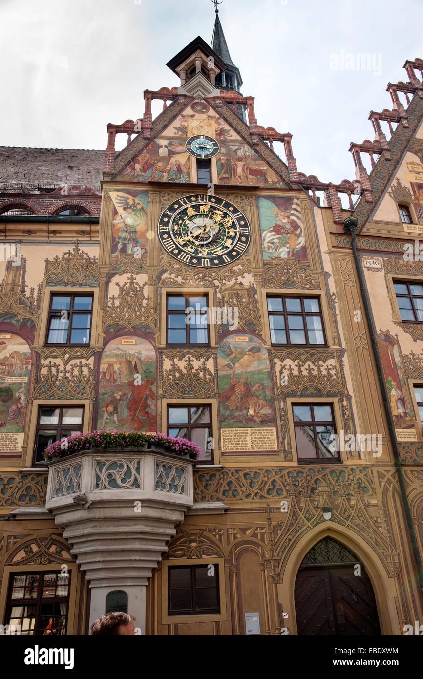Astronomical clock ulm town hall hi-res stock photography and images ...