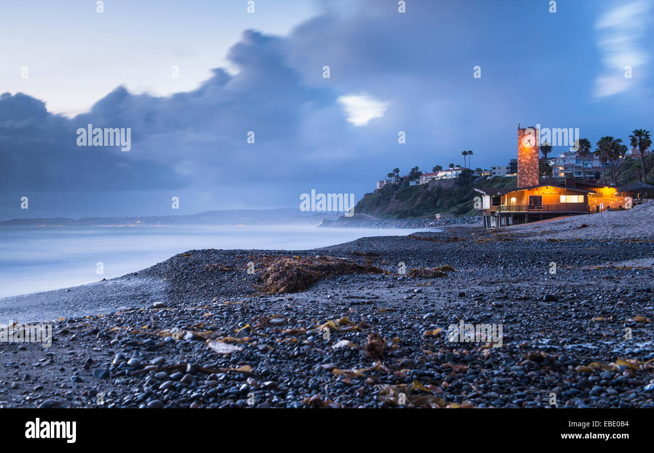 San Clemente Marine Safety Clock Tower Stock Photo - Alamy