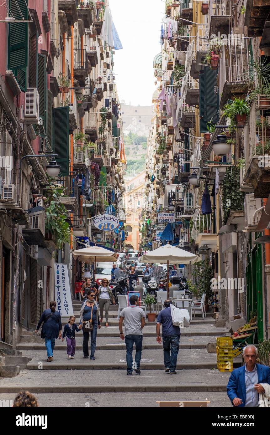 Classical Urban Residential Neighborhood in Naples City Center ...