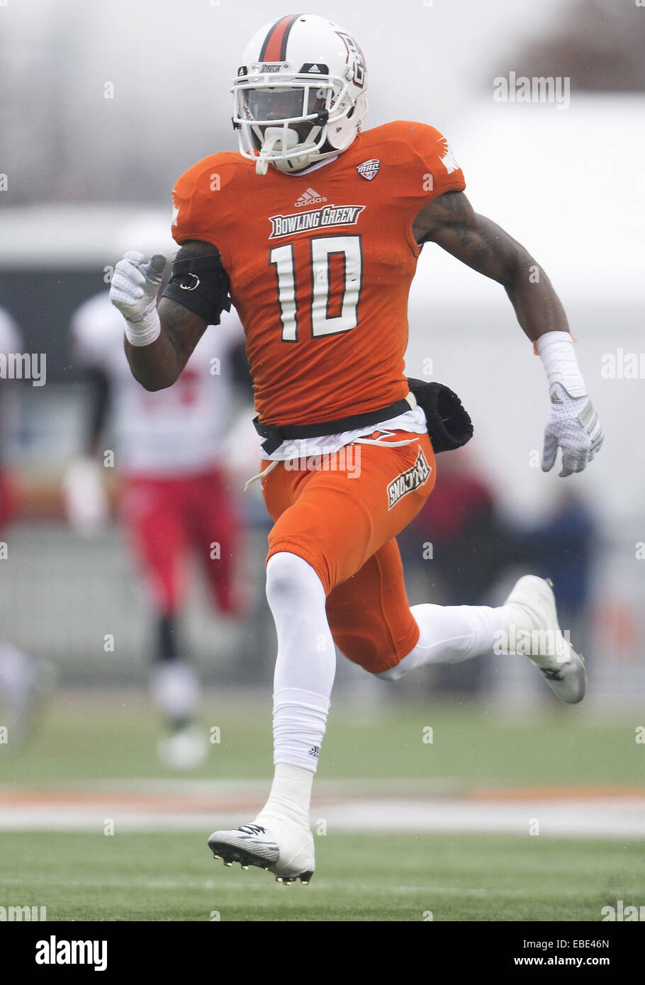 Bowling Green, Ohio, USA. 28th Nov, 2014. Bowling Green wide receiver ...
