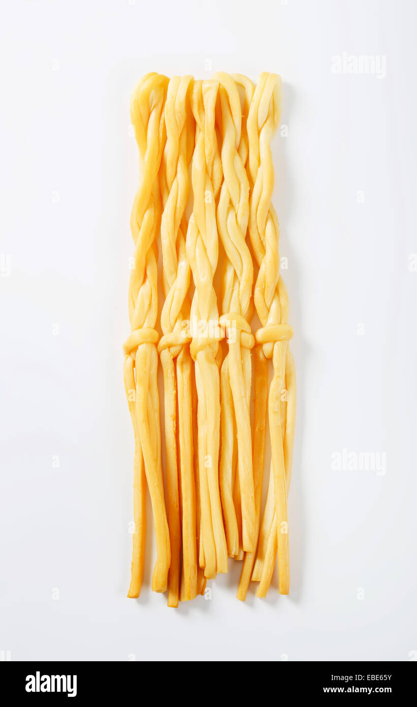 Slovak cuisine - String cheese in the shape of little braids (Korbaciky ...