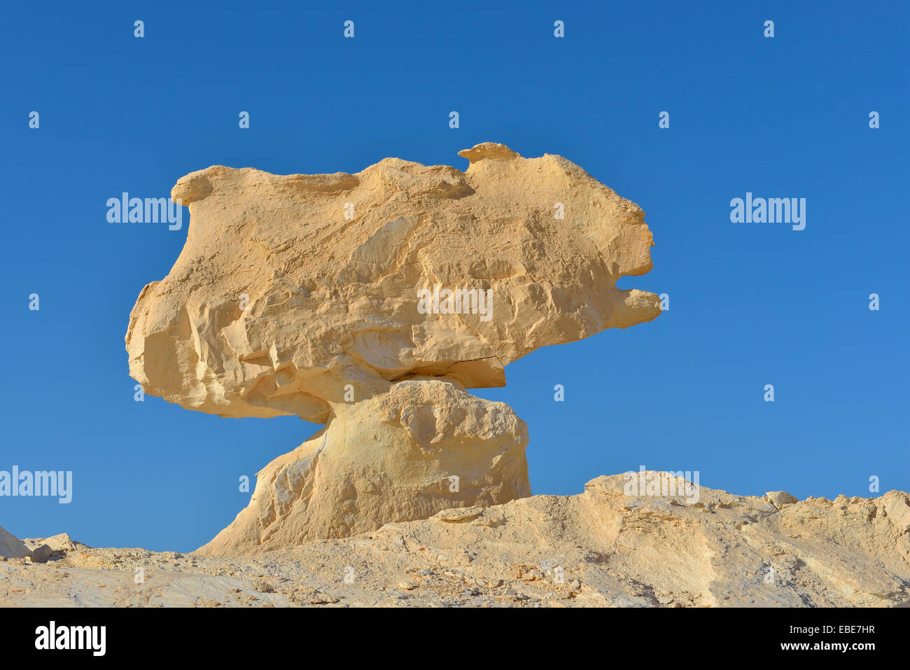 Rock Formation in White Desert, Libyan Desert, Sahara Desert, New ...