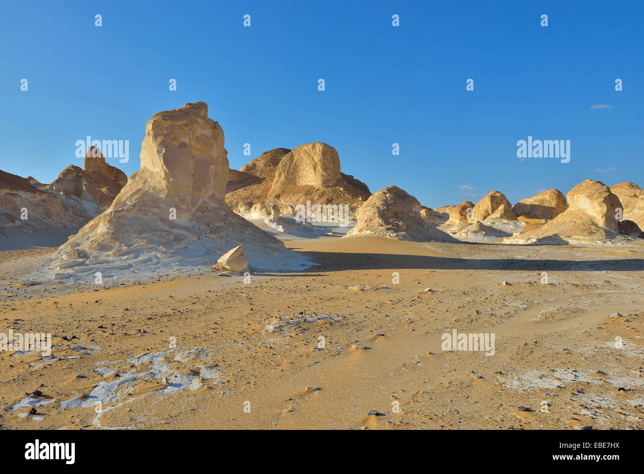 Rock Formations in White Desert, Libyan Desert, Sahara Desert, New ...
