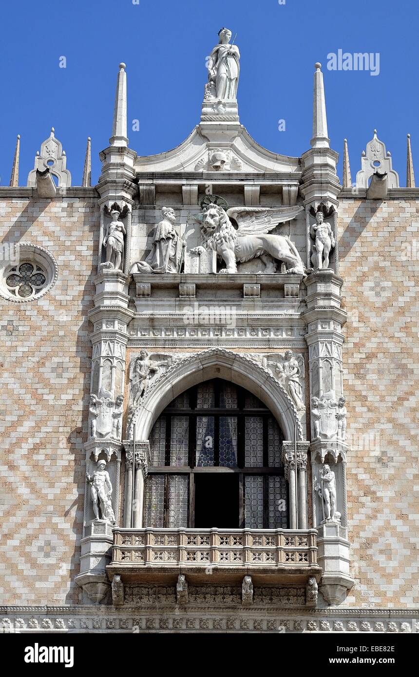 Ancient typical buildings of Venice Stock Photo - Alamy