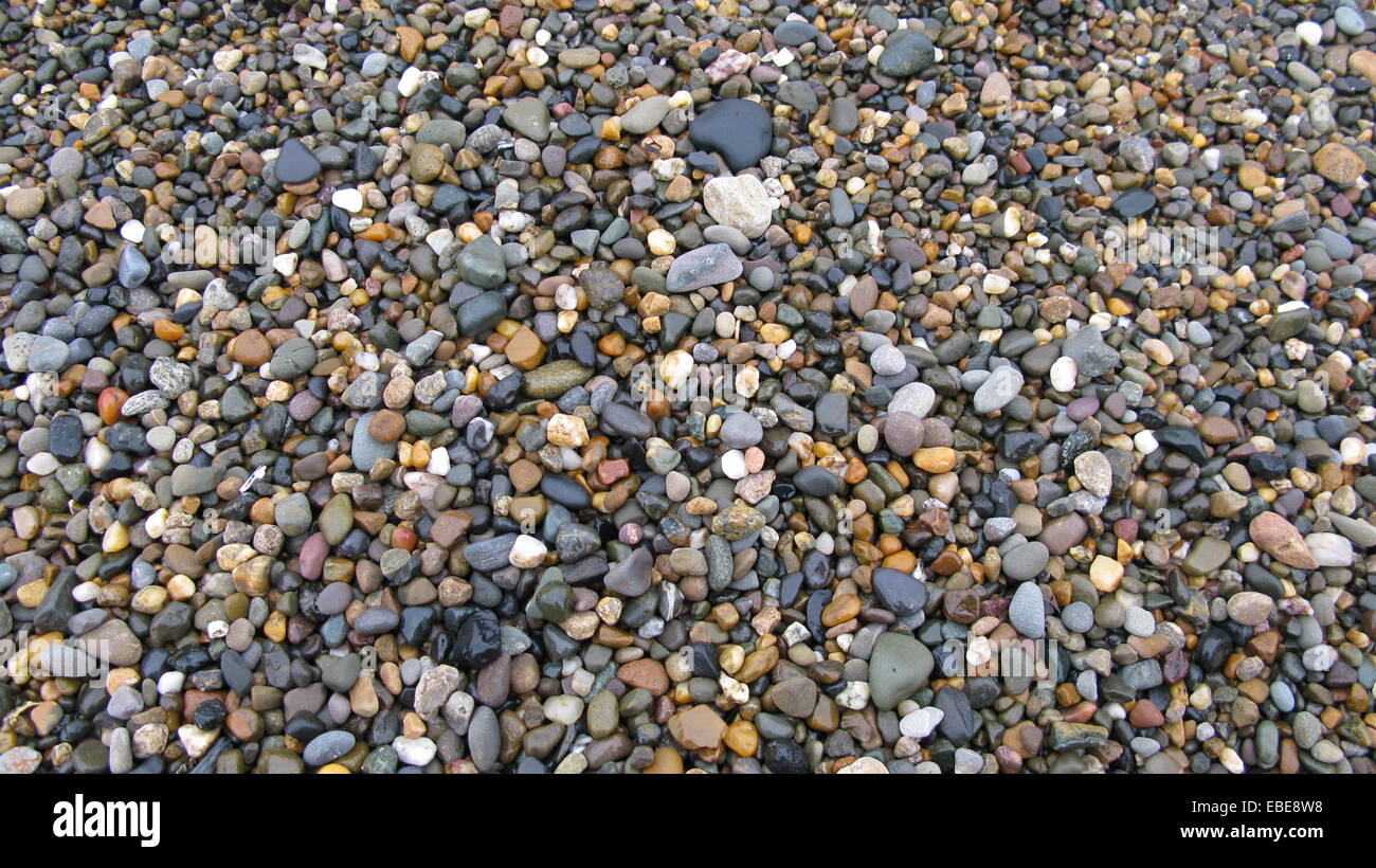 Pebbles on a beach Stock Photo - Alamy