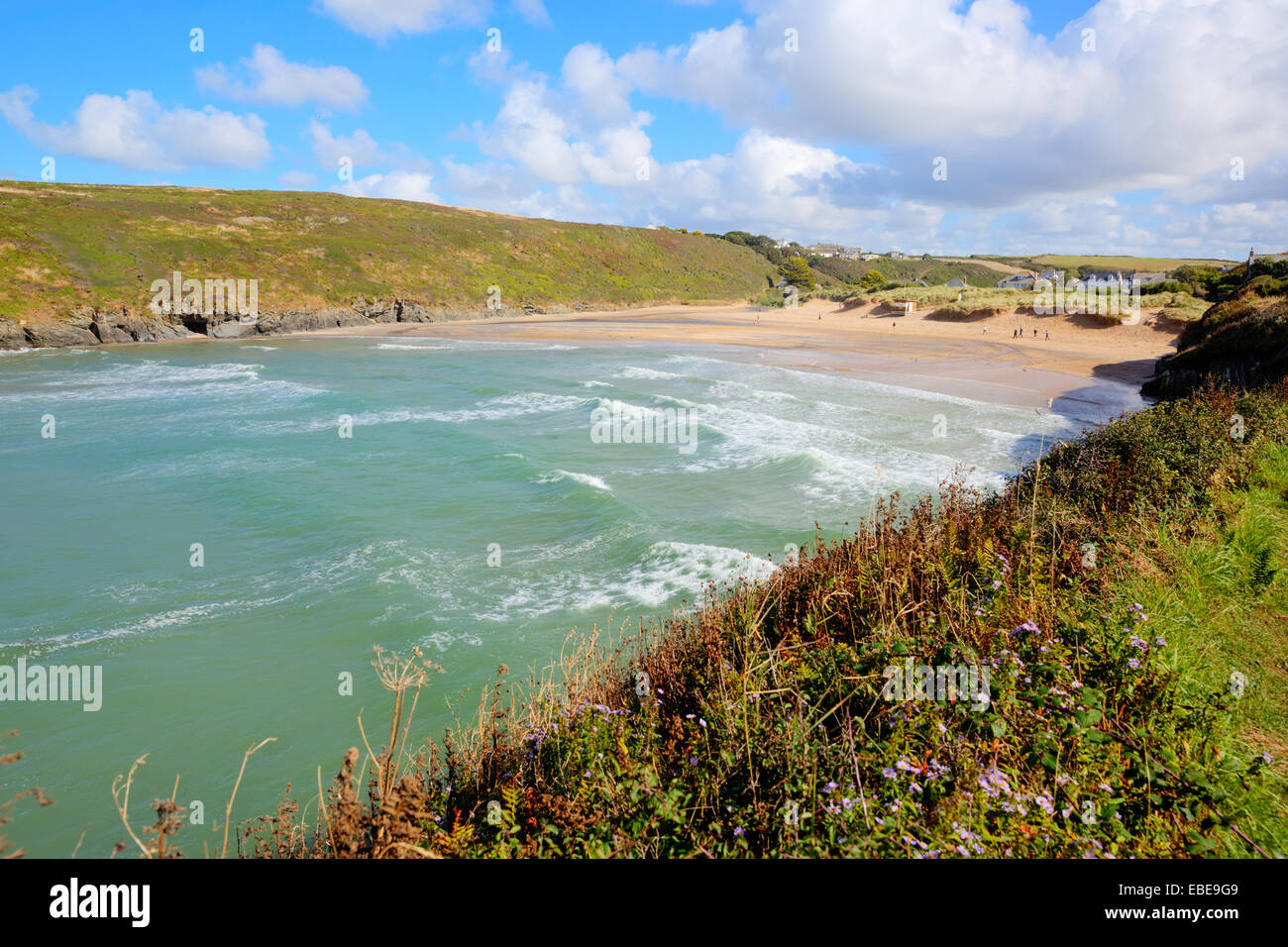 Cornwall porthcothan bay hi-res stock photography and images - Alamy