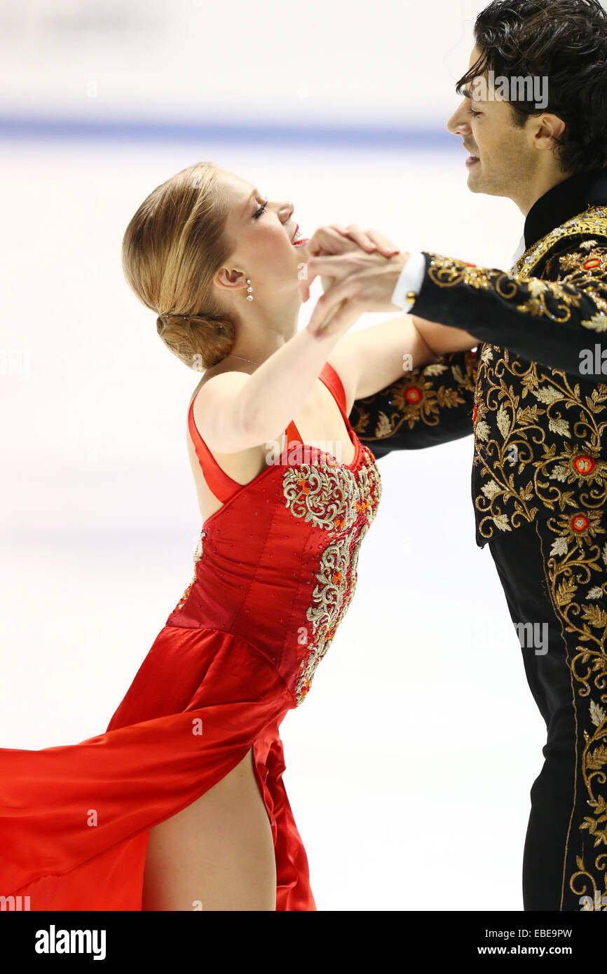 Osaka, Japan. 29th Nov, 2014. Kaitlyn Weaver & Andrew Poje (CAN) Figure Skating : ISU Grand Prix ...