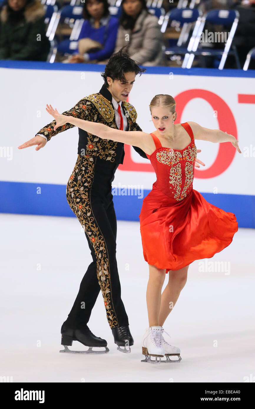 Osaka, Japan. 29th Nov, 2014. Kaitlyn Weaver & Andrew Poje (CAN) Figure Skating : ISU Grand Prix ...