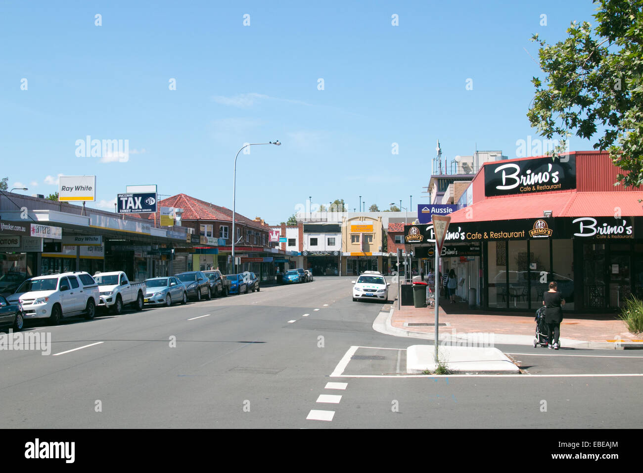 Merrylands high street, a community in western sydney,australia Stock ...