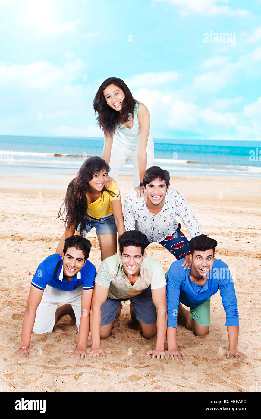 Human Pyramid Beach High Resolution Stock Photography and Images - Alamy