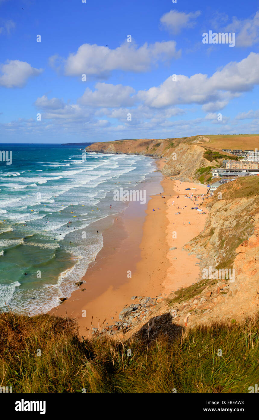 Watergate Bay North Cornwall England UK between Newquay and Padstow on ...