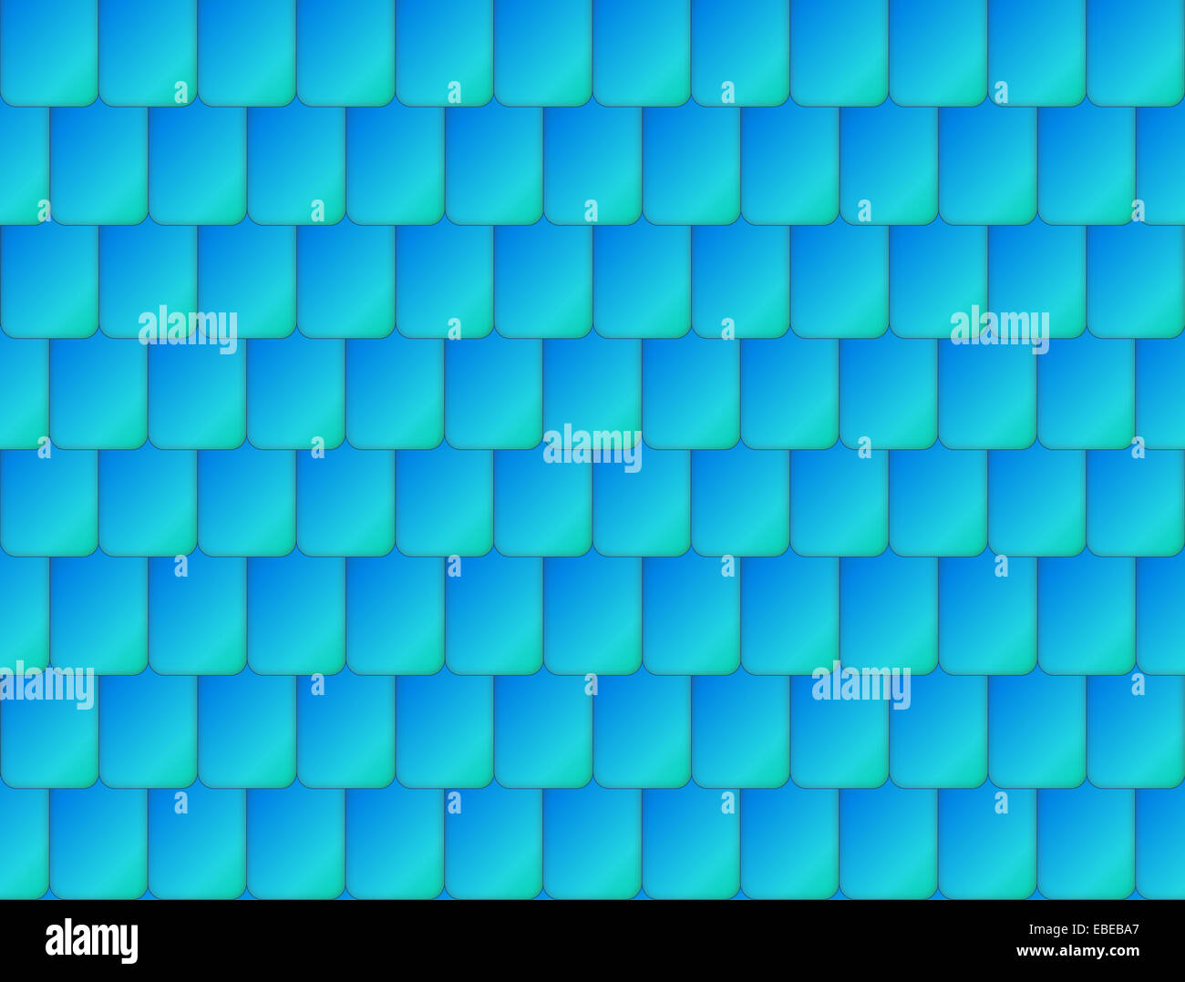 Seamless nice blue color roof tiles texture Stock Photo - Alamy